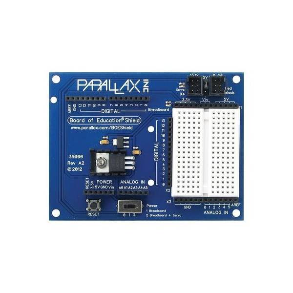 Boe Shield Pour Arduino De Parallax Seule Ou Packagée Avec Le Châssis